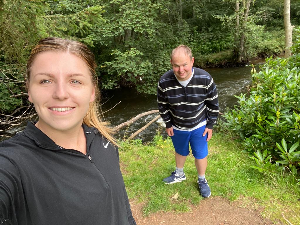 Lucy and Robert on walkabouts