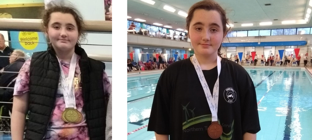 Western Isles Swimmer Wins Double Gold